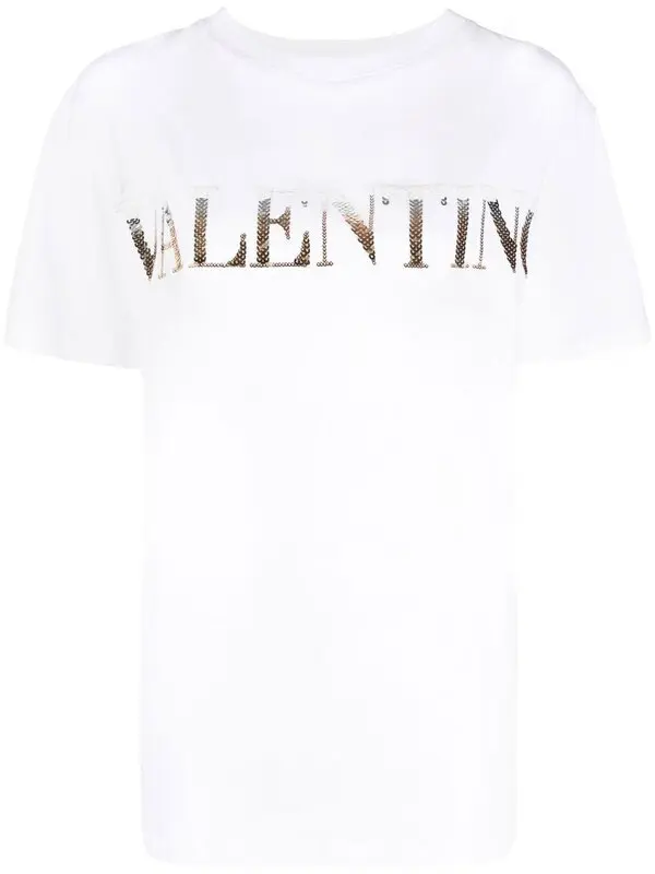 Valentino Garavani Logo-print Cotton T-shirt - White