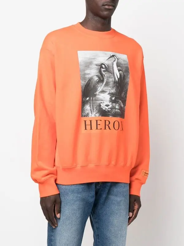 Heron Preston Logo-print Long-sleeved Jumper