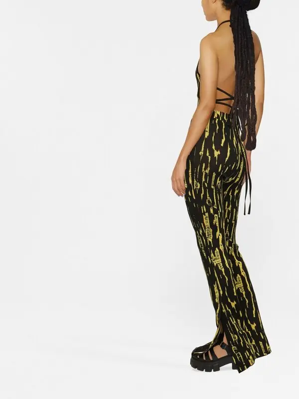 AMBUSH Jacquard-pattern Strapless Top