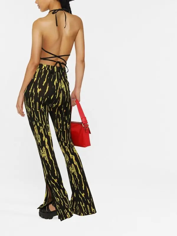 AMBUSH Jacquard-pattern Strapless Top