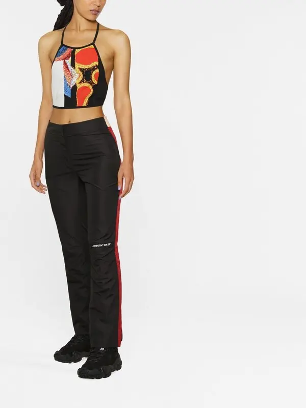 AMBUSH Contrast-trim Logo-panel Trousers