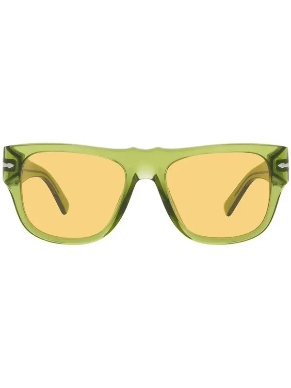 Persol Rectangle-frame Sunglasses - Green