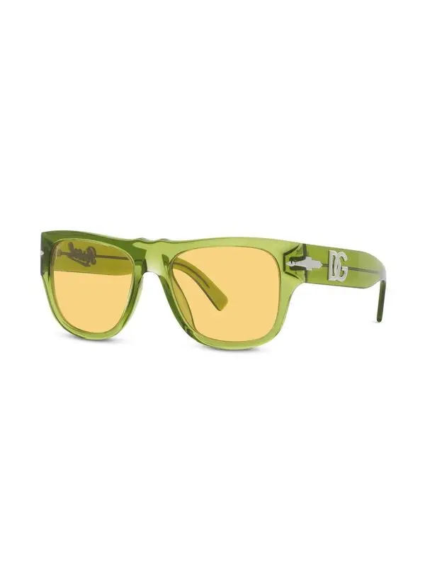 Persol Rectangle-frame Sunglasses - Green