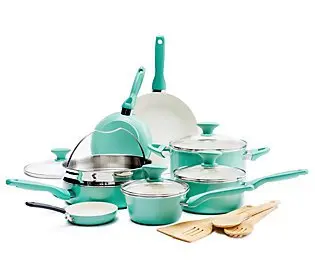 GREENPAN Rio Ceramic Nonstick 16-piece Cookware Set - One-color
