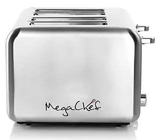 MEGACHEF Stainless Steel 4-slice Toaster
