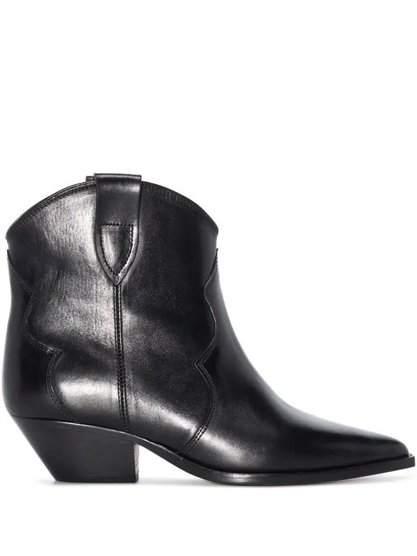 Isabel Marant Étoile Polished-finish Pointed-toe Boots