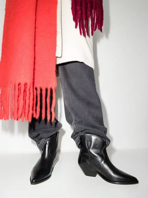 Isabel Marant Étoile Polished-finish Pointed-toe Boots