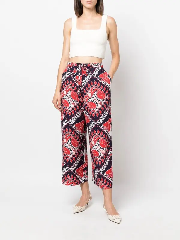 Valentino Garavani Archive Manifesto-print Trousers
