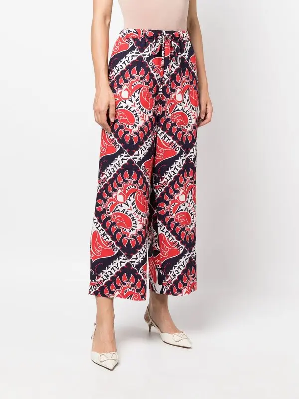 Valentino Garavani Archive Manifesto-print Trousers
