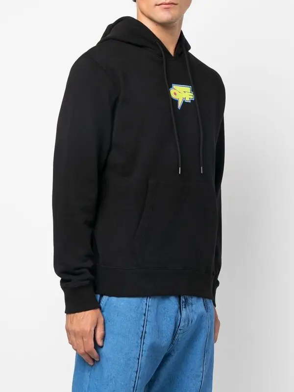 Off-White Arrows Print Cotton Hoodie
