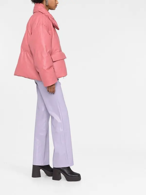Stella McCartney Faux-leather Puffer Jacket