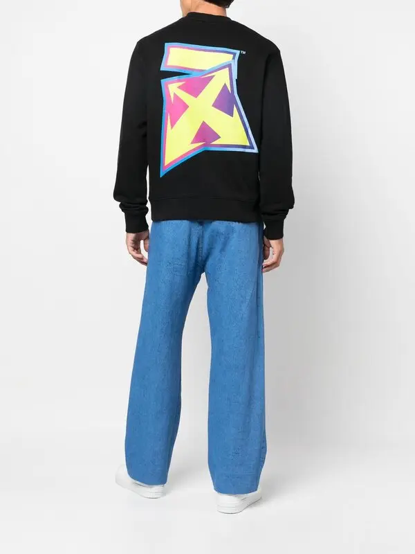 Off-White Arrows-print Cotton Sweatshirt