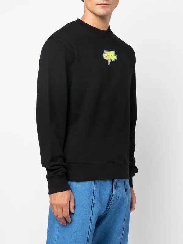 Off-White Arrows-print Cotton Sweatshirt