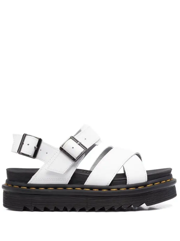 Dr. Martens Voss Ii Leather Sandals - White