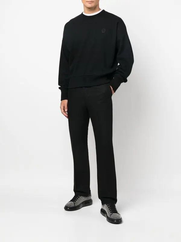 Alexander McQueen Logo-patch Wool Sweatshirt