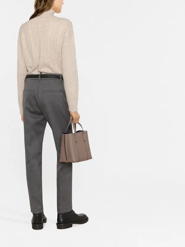 Brunello Cucinelli Pleated Cropped Trousers
