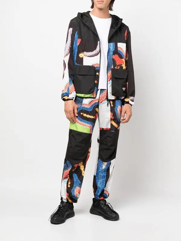 AMBUSH Abstract-pattern Paneled Track Pants