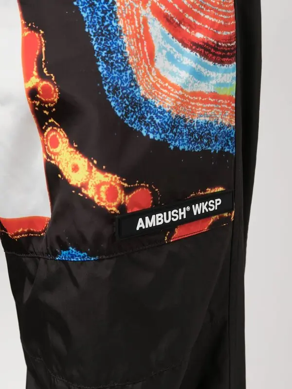 AMBUSH Abstract-pattern Paneled Track Pants