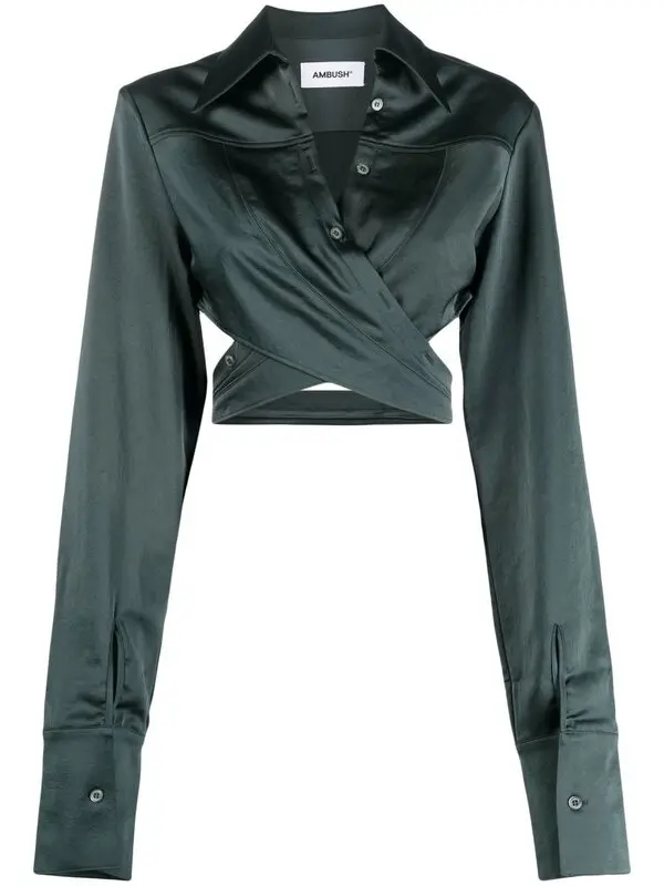 AMBUSH Cropped Wrap Shirt