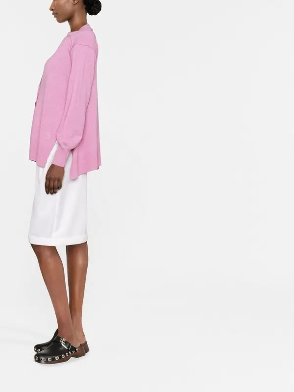 Stella McCartney Notched-detail Oversized Cardigan