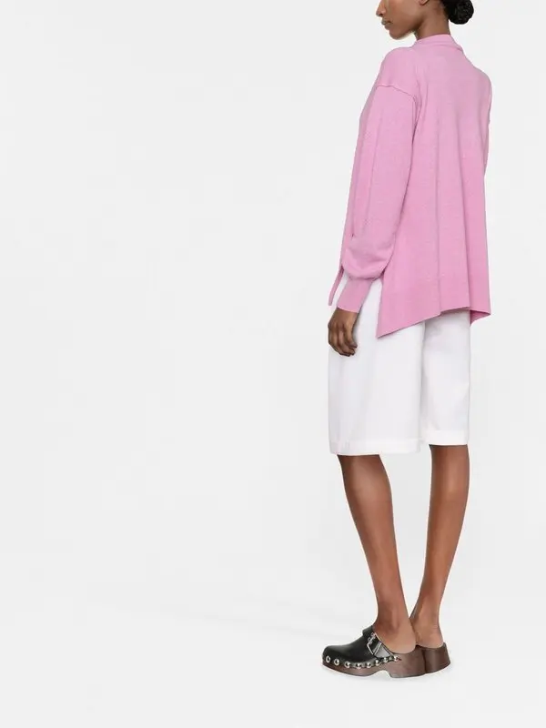 Stella McCartney Notched-detail Oversized Cardigan