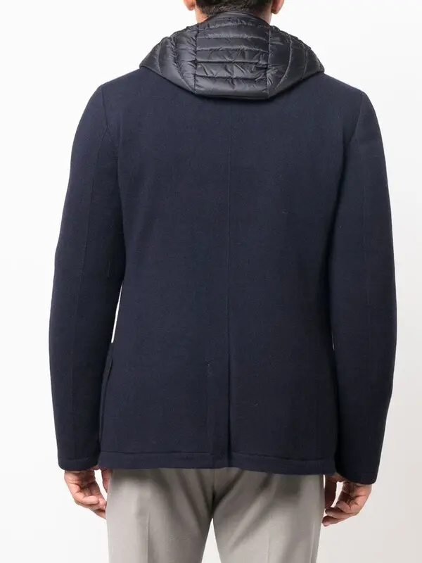 MOORER Padded Jacket - Blue