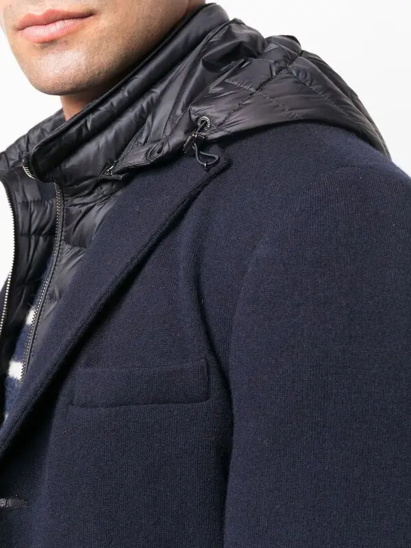 MOORER Padded Jacket - Blue
