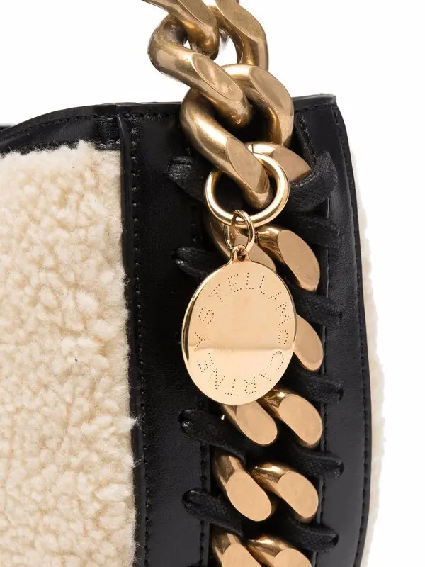 Stella McCartney Frayme Faux-shearling Bag