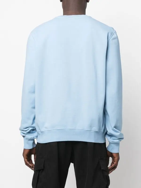 DIESEL® Logo-print Long-sleeve Sweatshirt