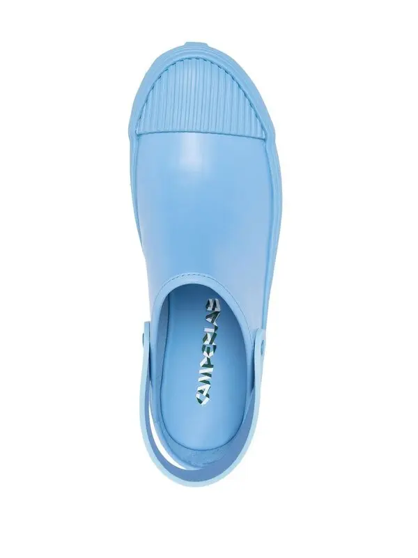 Camper Leather Slip-on Clogs - Blue