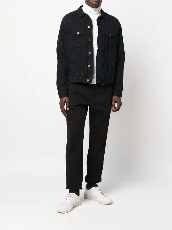 Versace Logo-tape Cotton Track-pants - Black