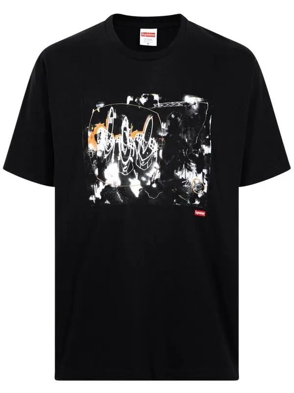 Supreme Futura Graphic-print T-shirt - Black