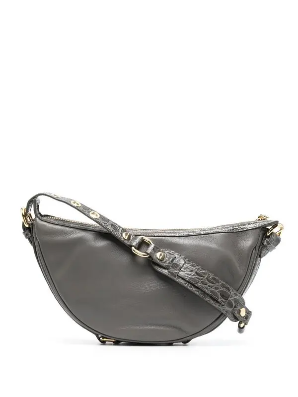 By Far Zip-up Curved Shoulder Bag
