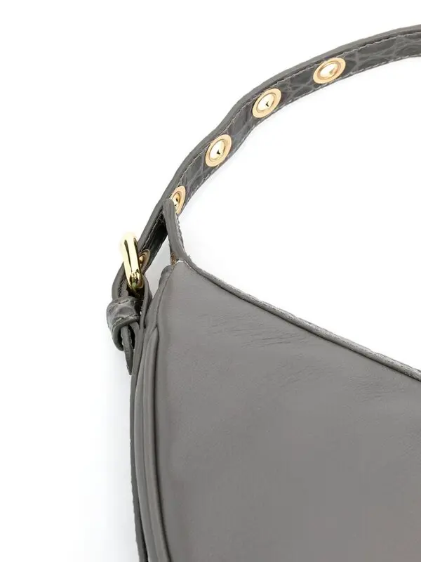 By Far Zip-up Curved Shoulder Bag