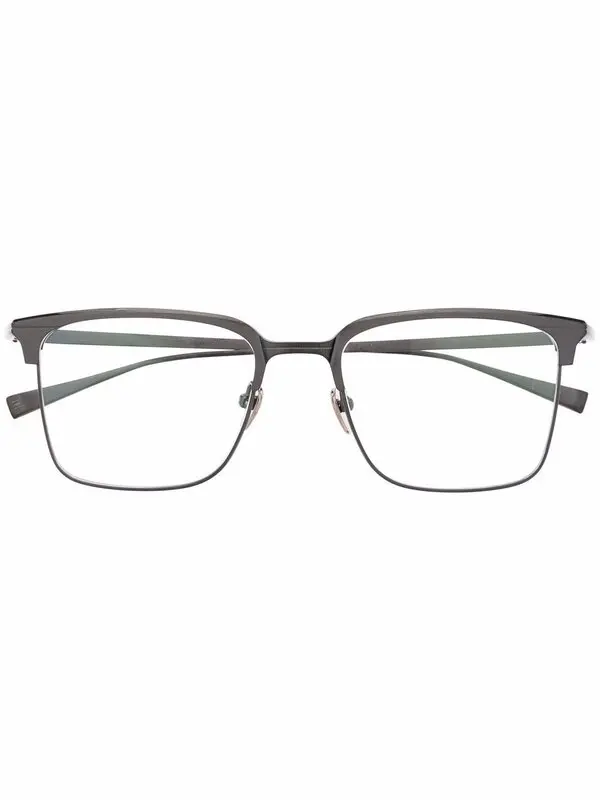 MASUNAGA Waldorf Square-frame Eyeglasses - Black