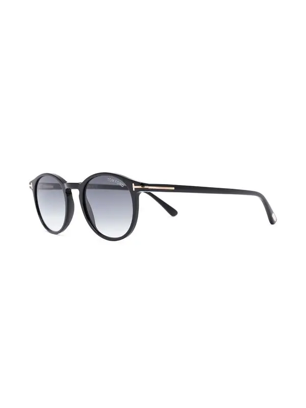 TOM FORD Andrea Round-frame Sunglasses - Black