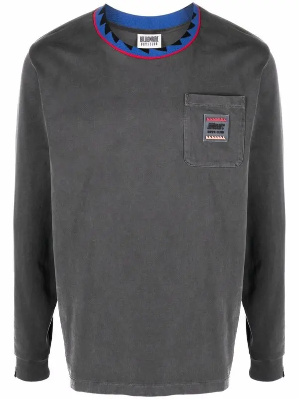 BILLIONAIRE BOYS CLUB Cotton Contrasting-collar Sweatshirt