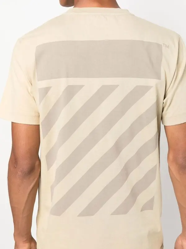 Off-White Logo-print Short-sleeve T-shirt - Neutrals