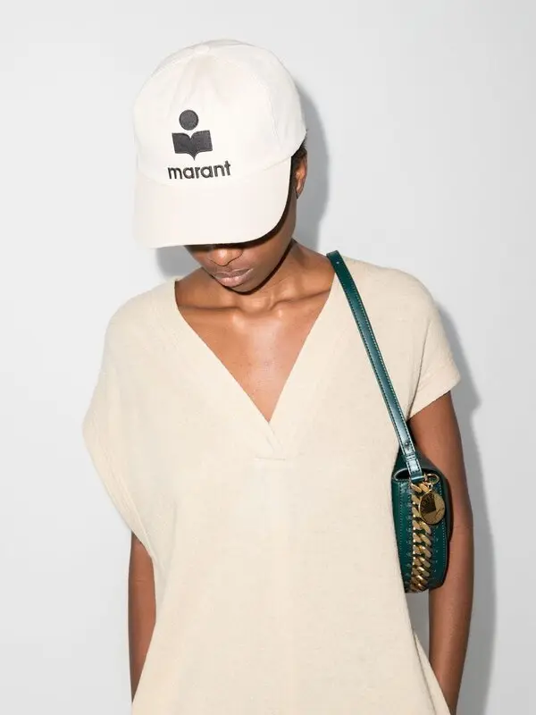 Isabel Marant Étoile Tyron Logo-embroidered Baseball Cap - Neutrals
