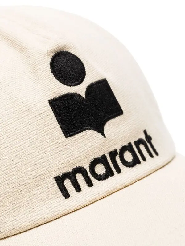 Isabel Marant Étoile Tyron Logo-embroidered Baseball Cap - Neutrals