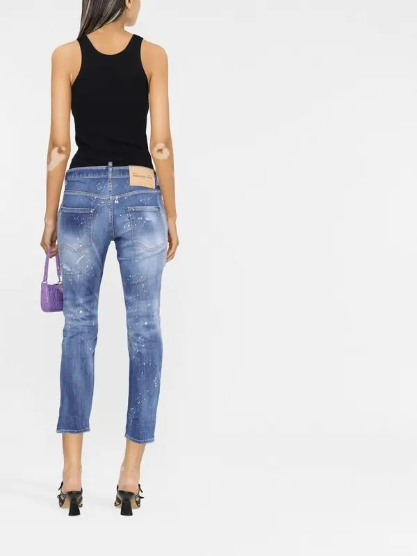 Dsquared2 Low-rise Cropped Jeans