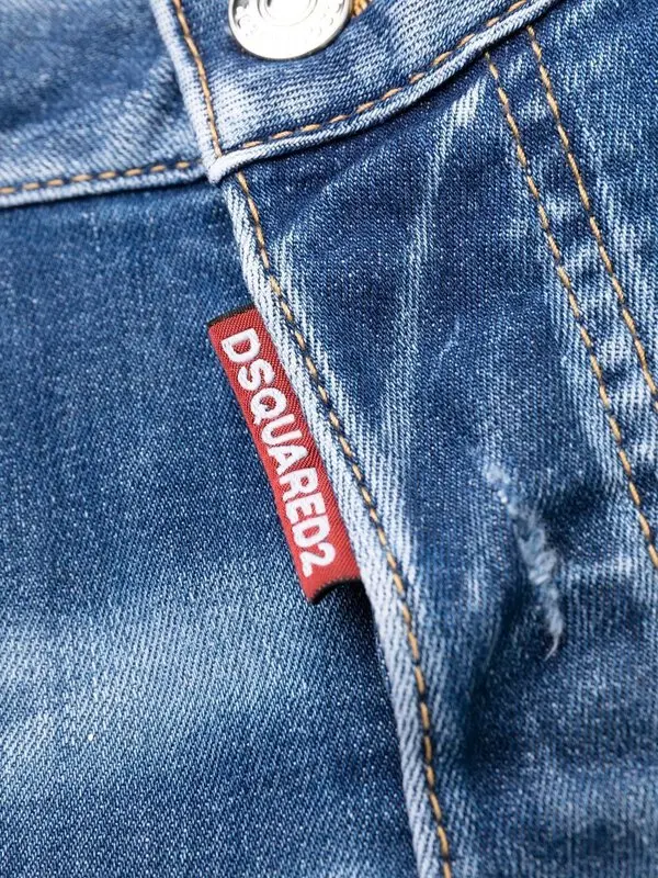 Dsquared2 Low-rise Cropped Jeans