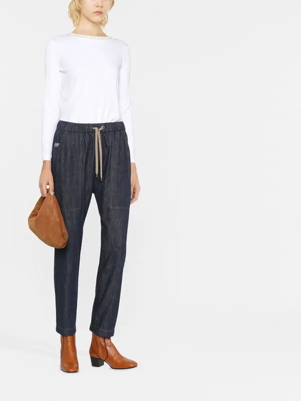 Fabiana Filippi Contrast-trim Sweater - White