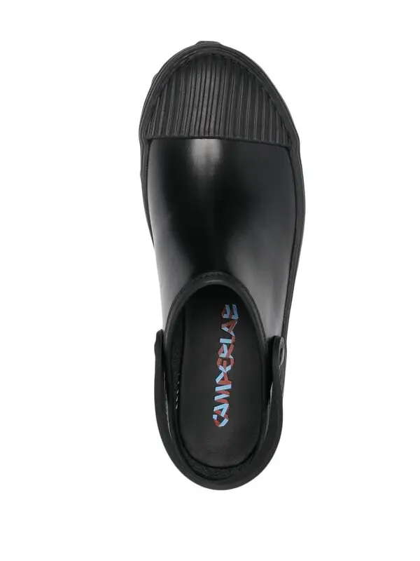Camper Chunky Mules - Black