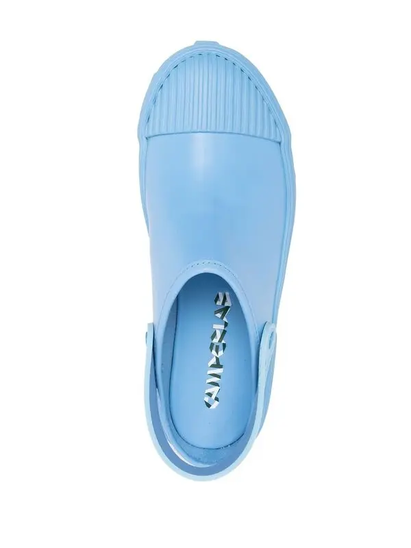 Camper Logo-strap Mules - Blue