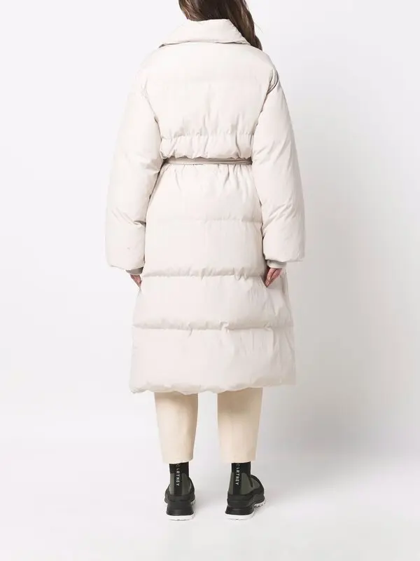 Stella McCartney Funnel-neck Long Puffer Coat
