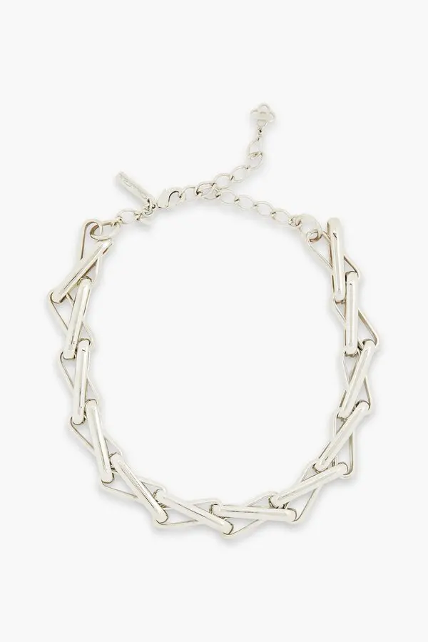 Oscar De La Renta Tone Necklace - Silver
