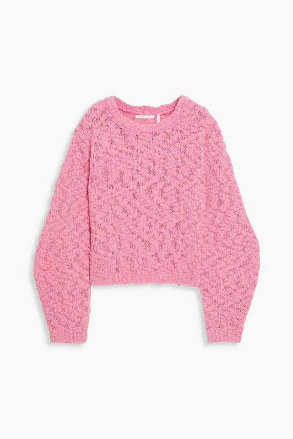 Helmut Lang Boucléknit Woolblend Sweater