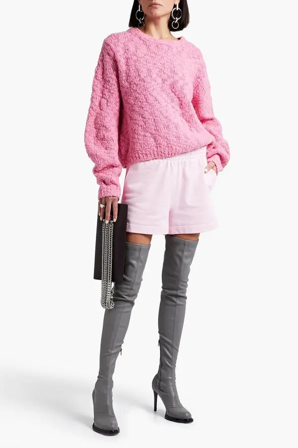 Helmut Lang Boucléknit Woolblend Sweater
