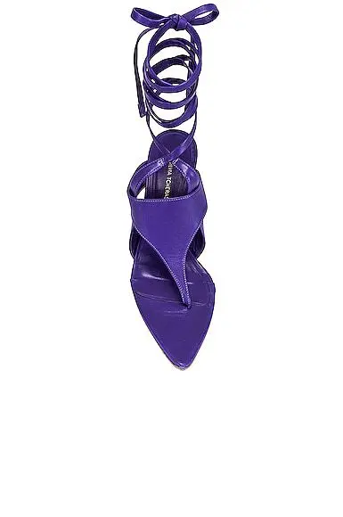 Silvia Tcherassi Domenico Heels In Lavender